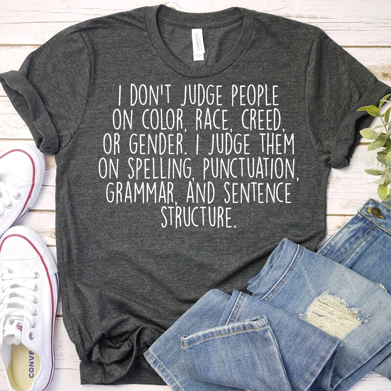 Funny Grammar Shirt - Etsy