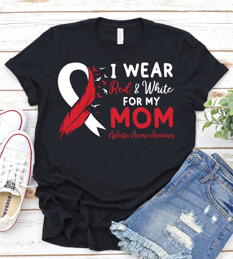 Aplastic Anemia Awareness Shirtaplastic Anemia Ribbon Shirtaplastic Anemia Support Mom Shirt