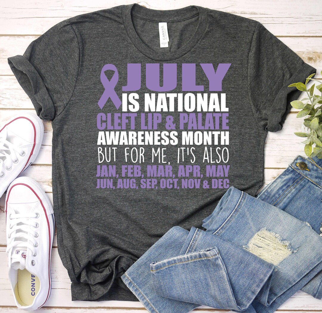 Cleft Lip & Palate Shirt,cleft and Craniofacial Awareness Tee,cleft and ...
