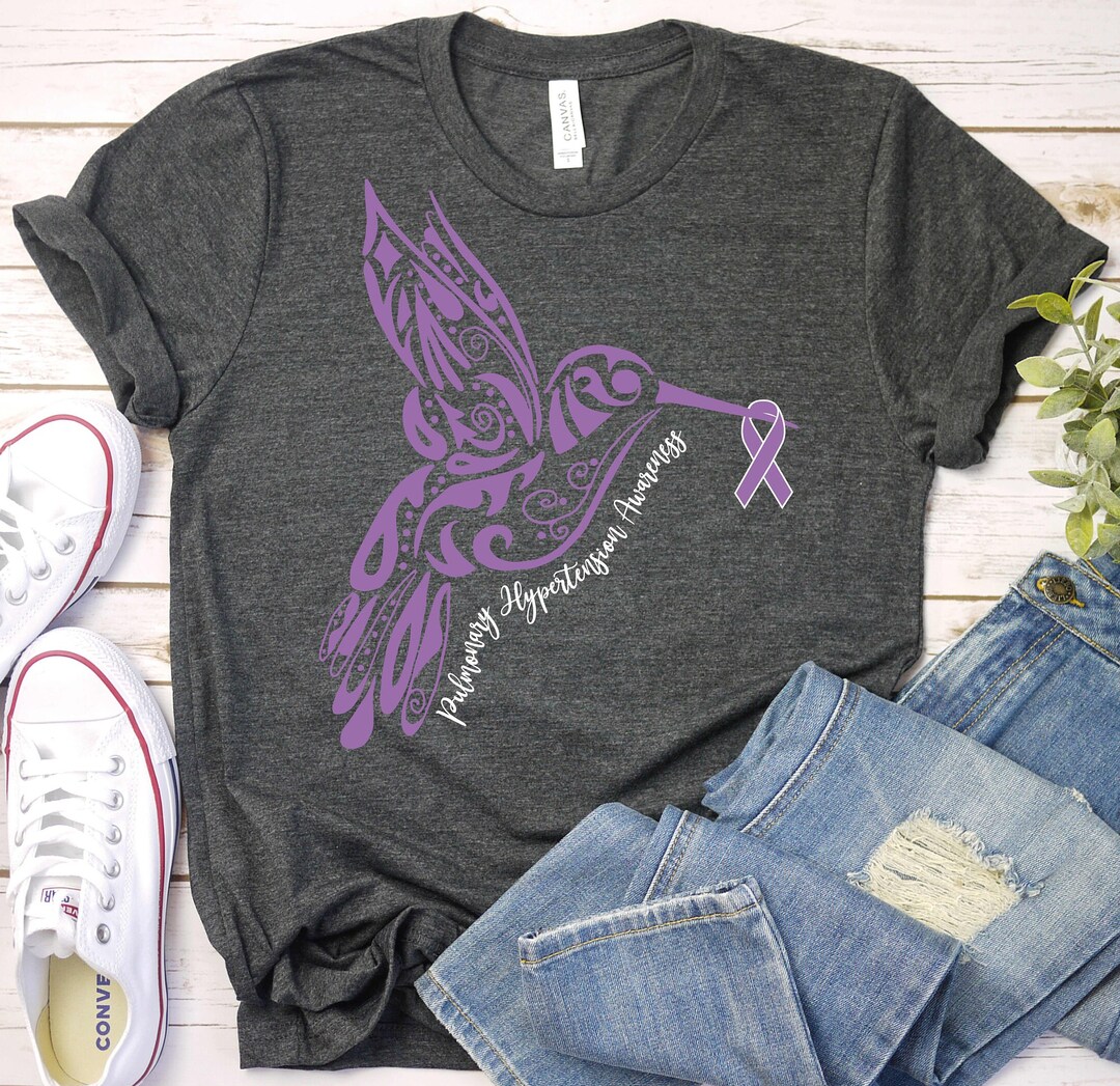 Pulmonary Hypertension Awareness Shirt, Pulmonary Hypertension Purple ...