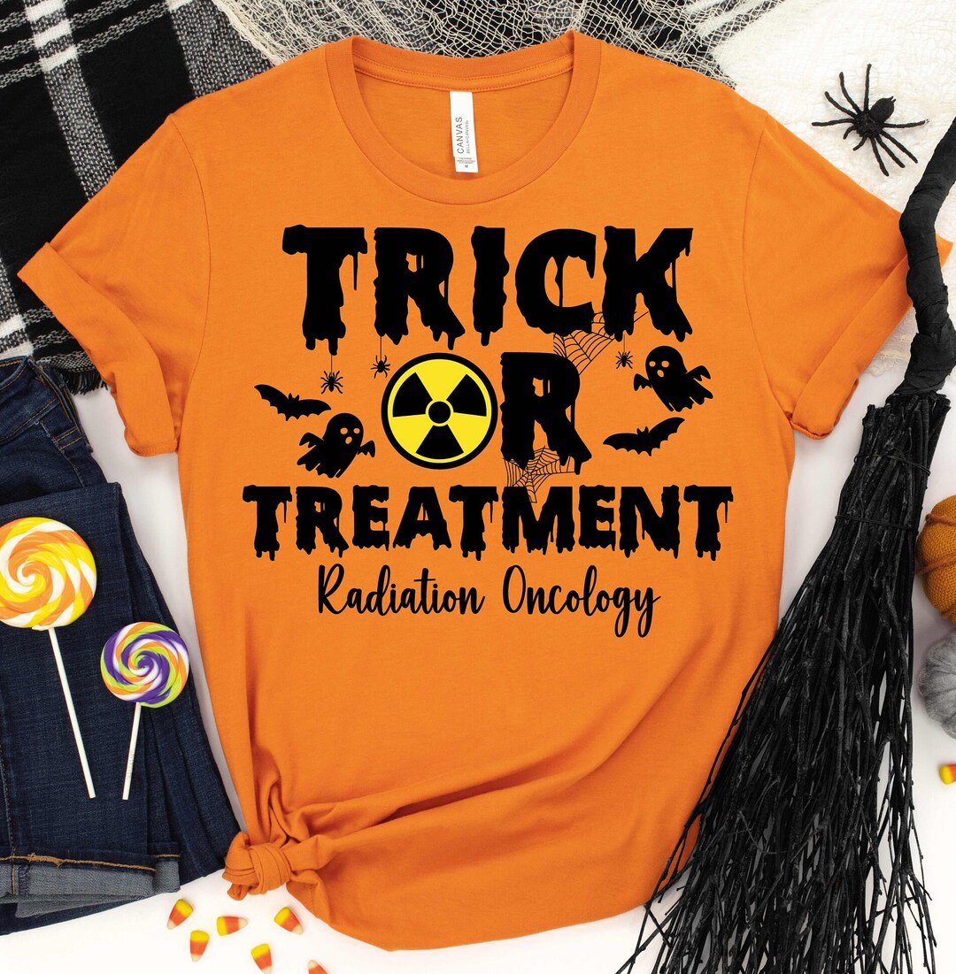 Halloween Radiation Therapist Shirt,oncology Halloween Shirt,halloween ...