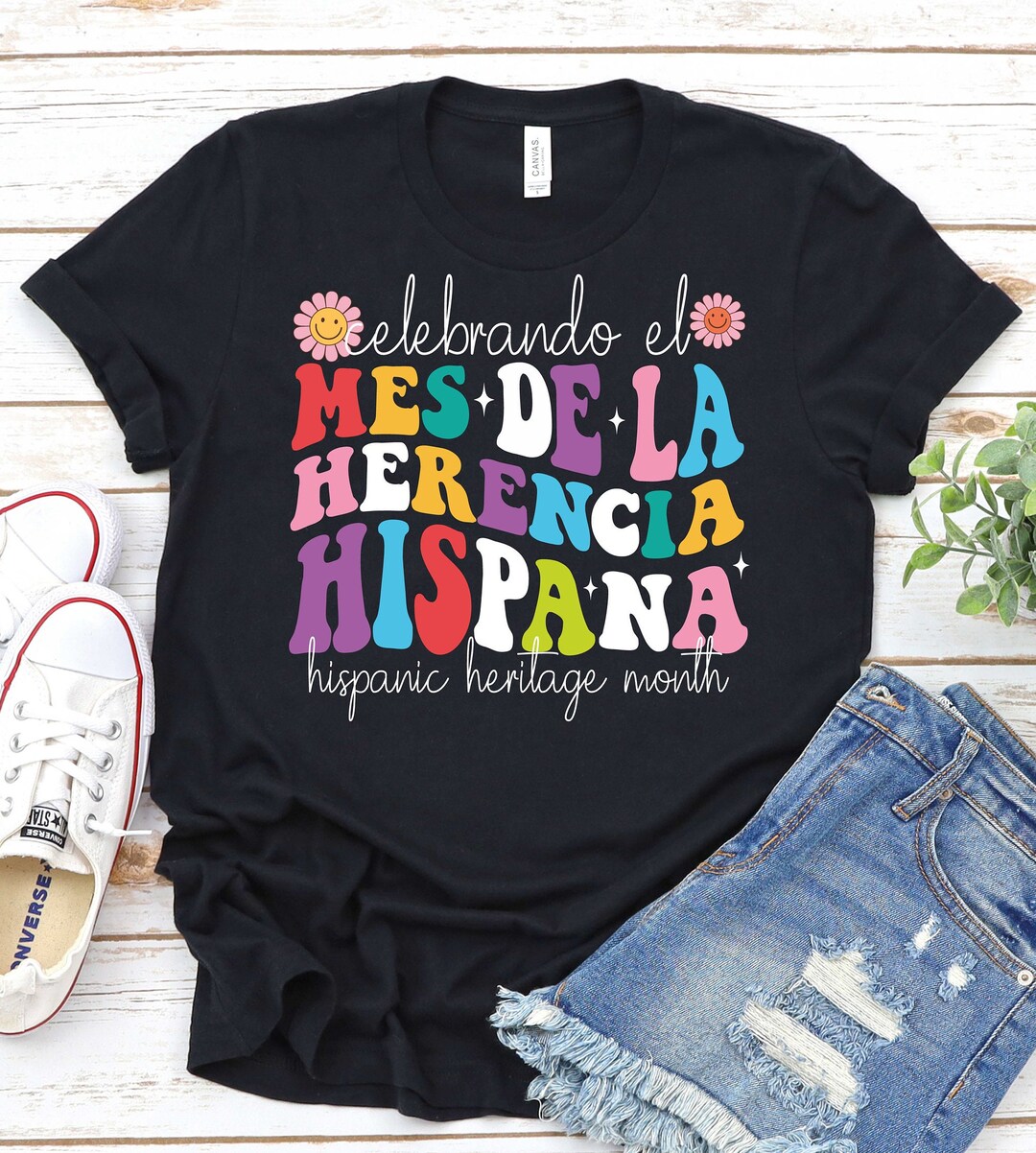 Hispanic Heritage Month Shirt,spanish Shirt,latina Mexican American ...