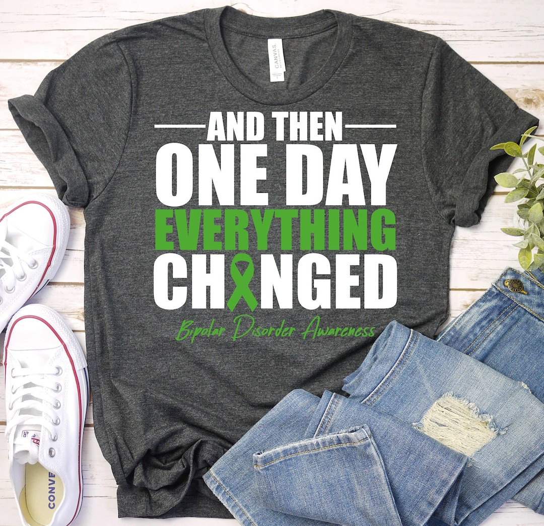 Bipolar Disorder Awareness Shirt, Depression Shirt,bipolar Disorder ...