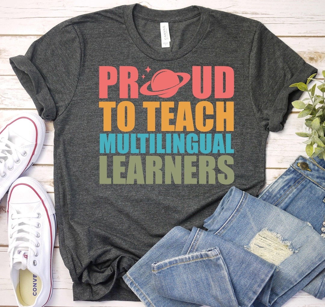 Multilingual Teacher Shirt, 100 Days of School Shirt,english Teacher ...