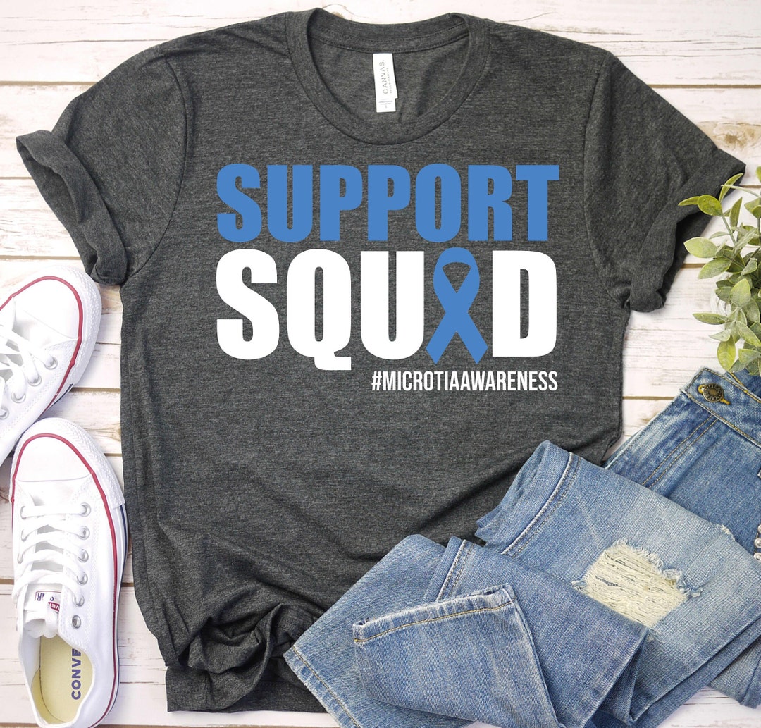 Microtia Awareness Day Shirt, Microtia Awareness Support Squad Shirt ...