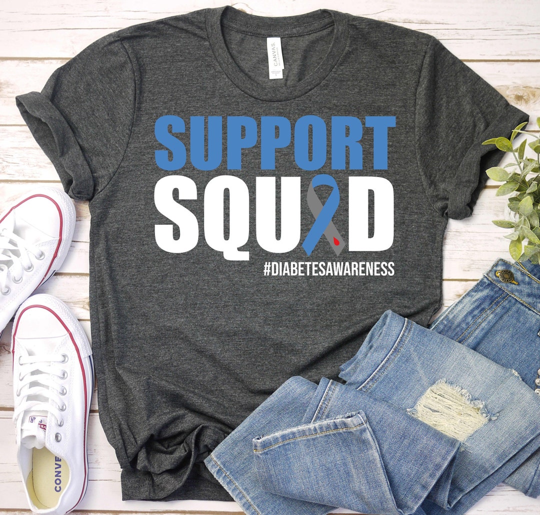 Diabetes Awareness Month Shirt,diabetes Support Squad Shirt,diabetic ...