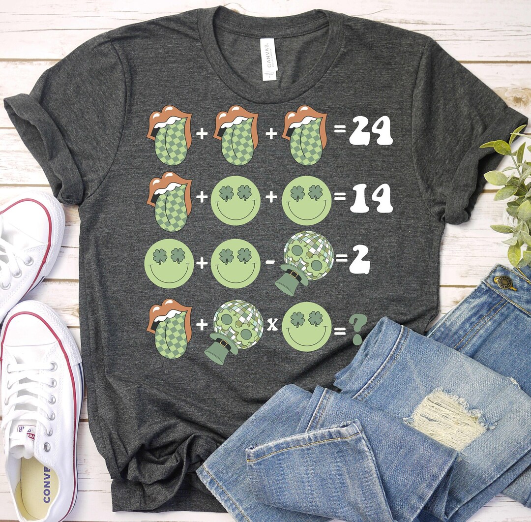 Math Teacher Saint Patrick's Day Shirt,math Teacher St Patricks Day ...