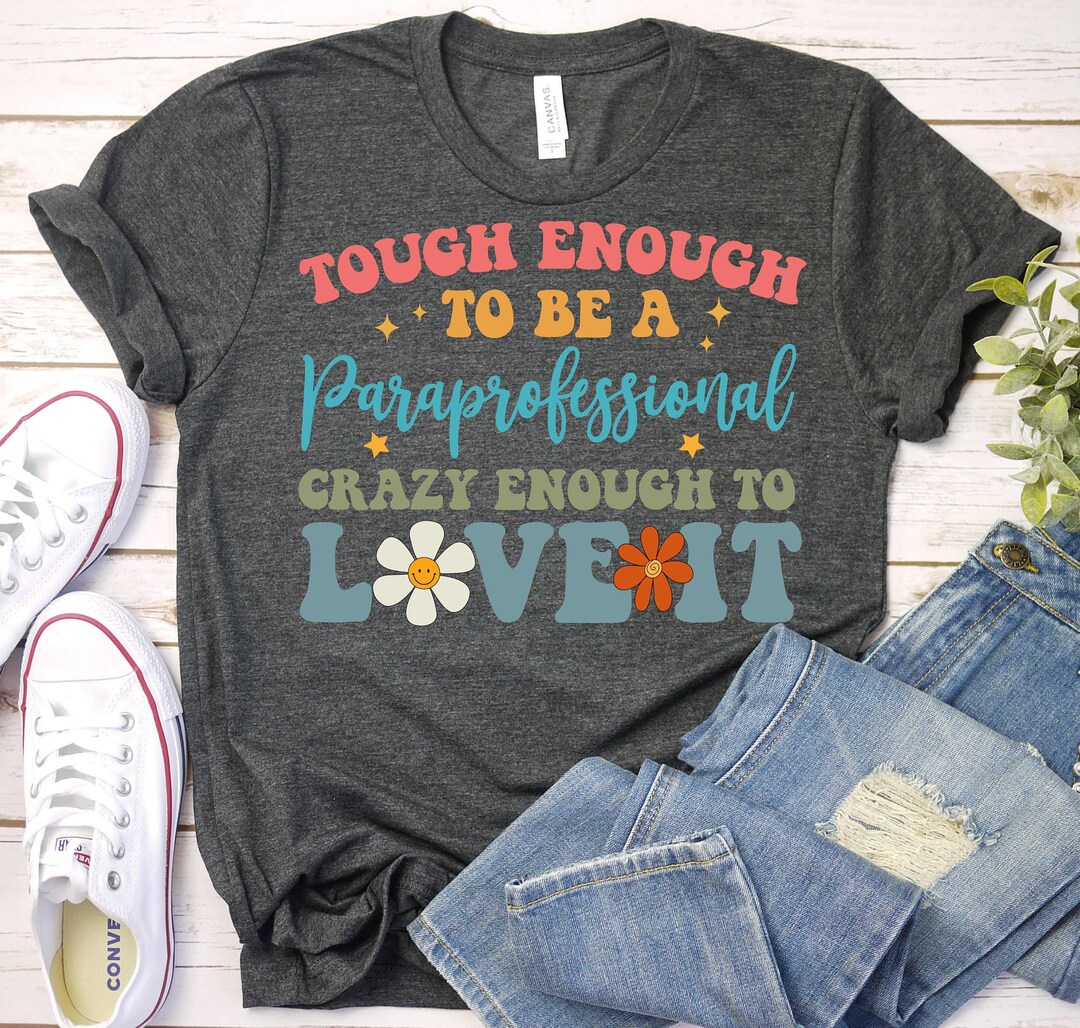 Paraprofessional Shirt,special Education Teacher Shirt,retro Para Shirt ...