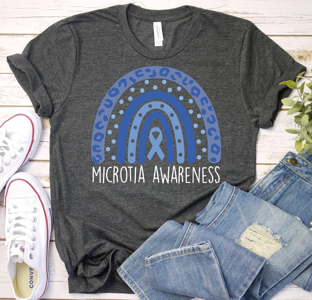 Microtia Awareness Day Shirt, Microtia Awareness Support Squad Shirt ...