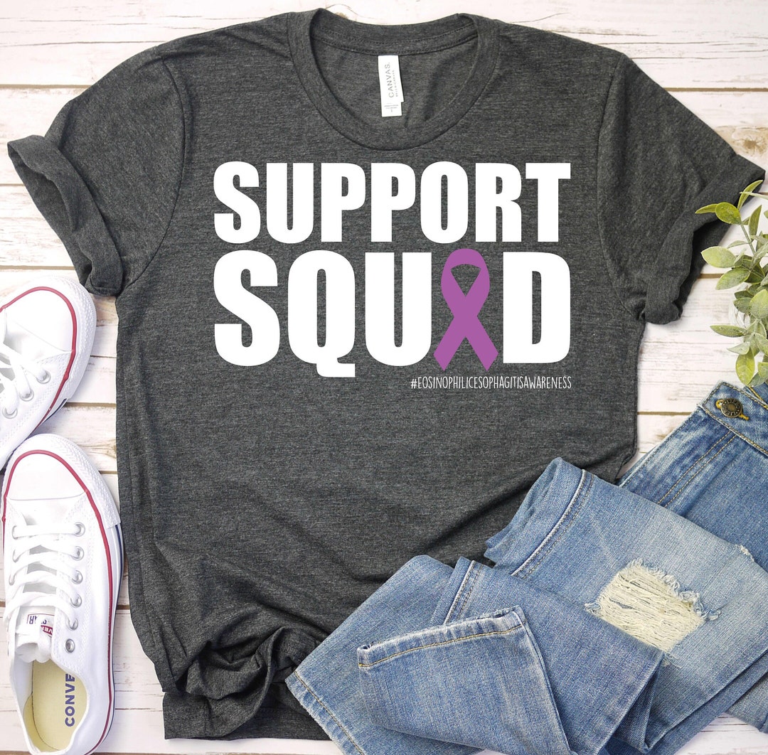 Eosinophilic Esophagitis Awareness Shirt,eoe Awareness Ribbon Shirt ...