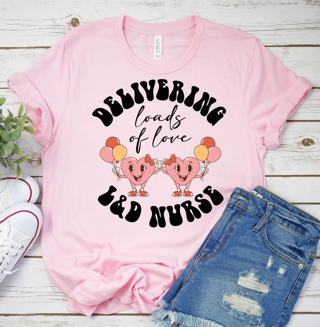 Labor and Delivery Nurse Valentine's Day Shirt,maternity Nurse ...