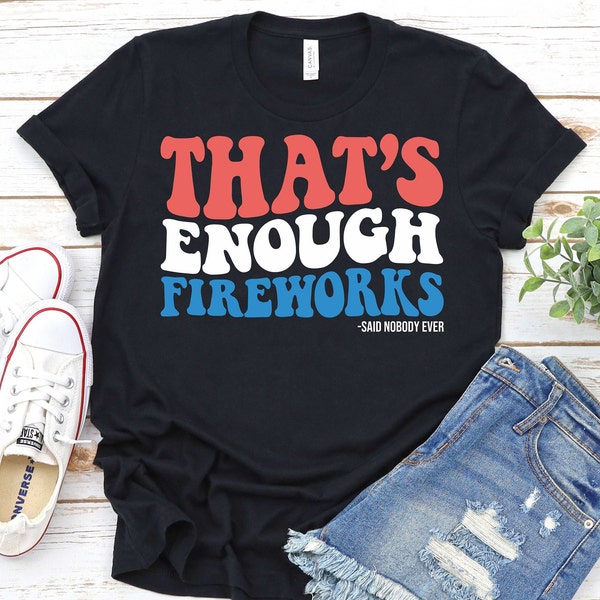 Fireworks Tshirt - Etsy