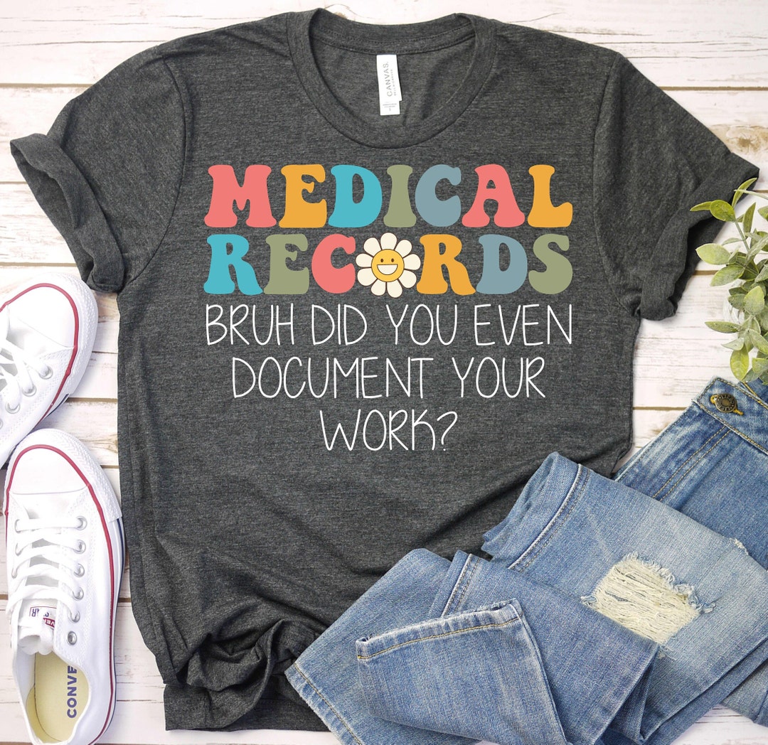 Medical Records Director Shirt, Retro Medical Records Shirt,medical ...