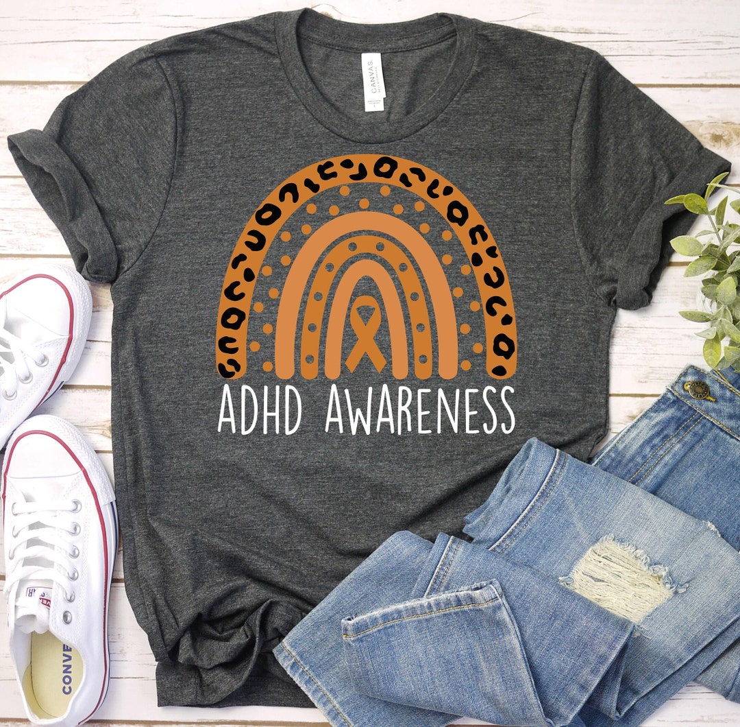 ADHD Awareness Shirt, Adhd Warrior Shirt,mental Health Shirt ...