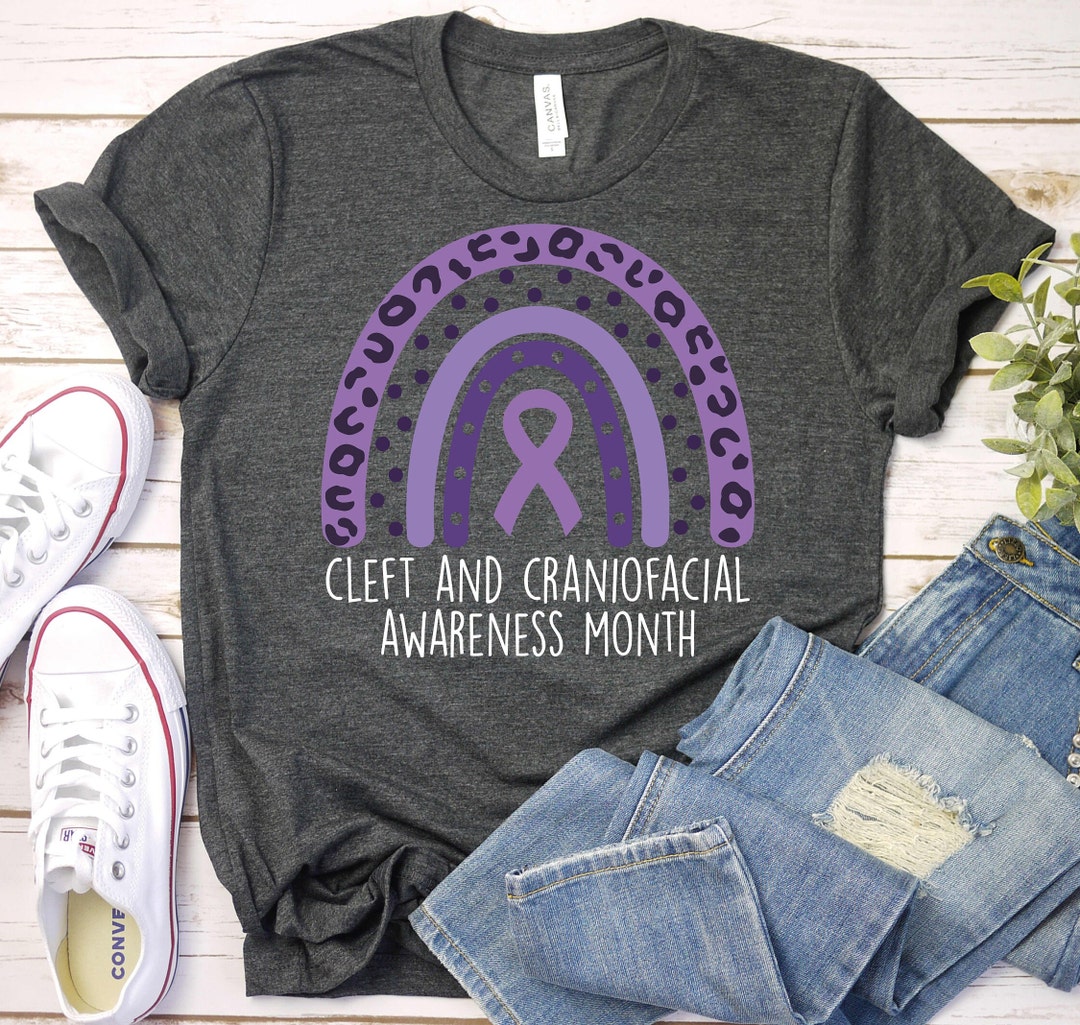 Cleft and Craniofacial Awareness Shirt,cleft and Craniofacial Fighters ...