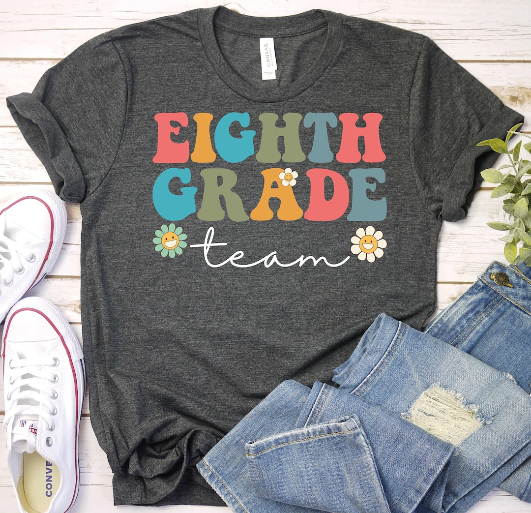 Eighth Grade Shirt,retro 8th Grade Teacher Shirt,back to School Shirt ...