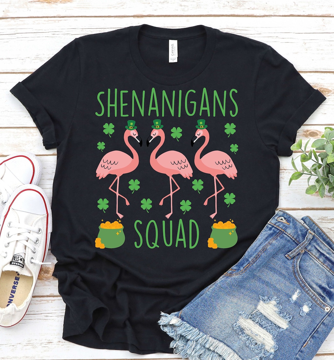 Shenanigans Squad Shirt - St Patricks Day Shirt, Group Drinking Shirts ...