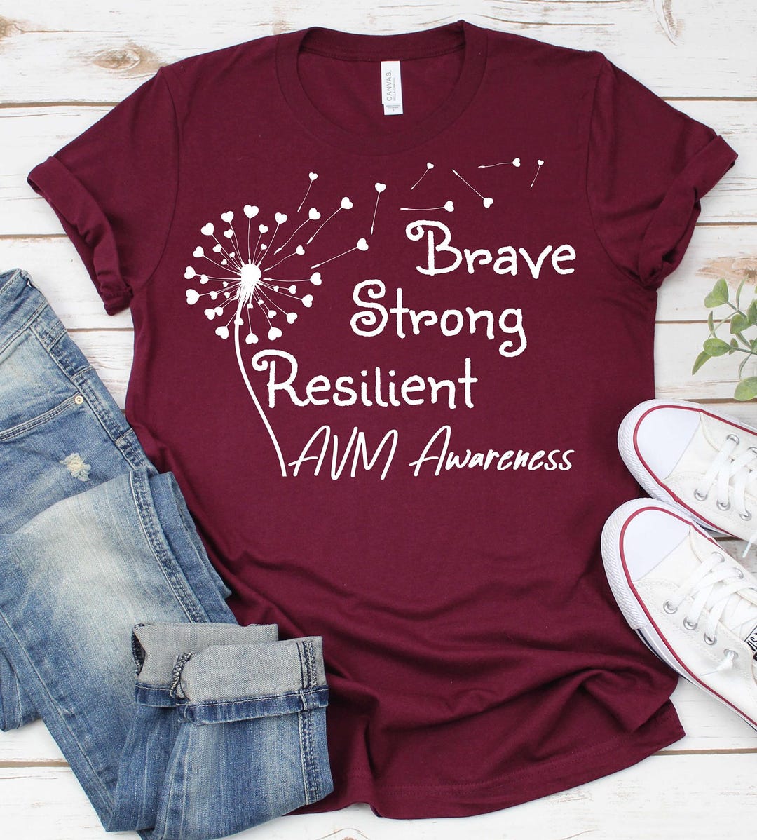 AV Malformation Awareness Shirt,avm Awareness Ribbon Shirt,brain Avm ...