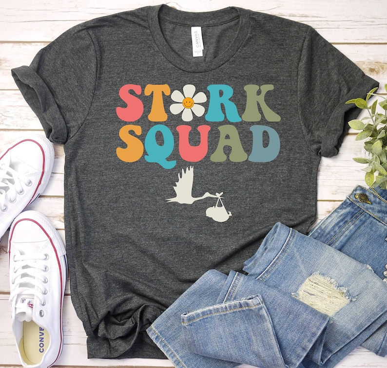 Stork Squad-labor and Delivery Nurse Shirtl&d Nurse - Etsy