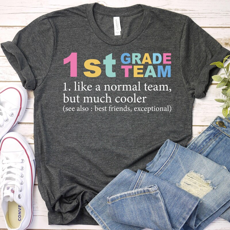 1st Grade Teacher Shirt - Etsy