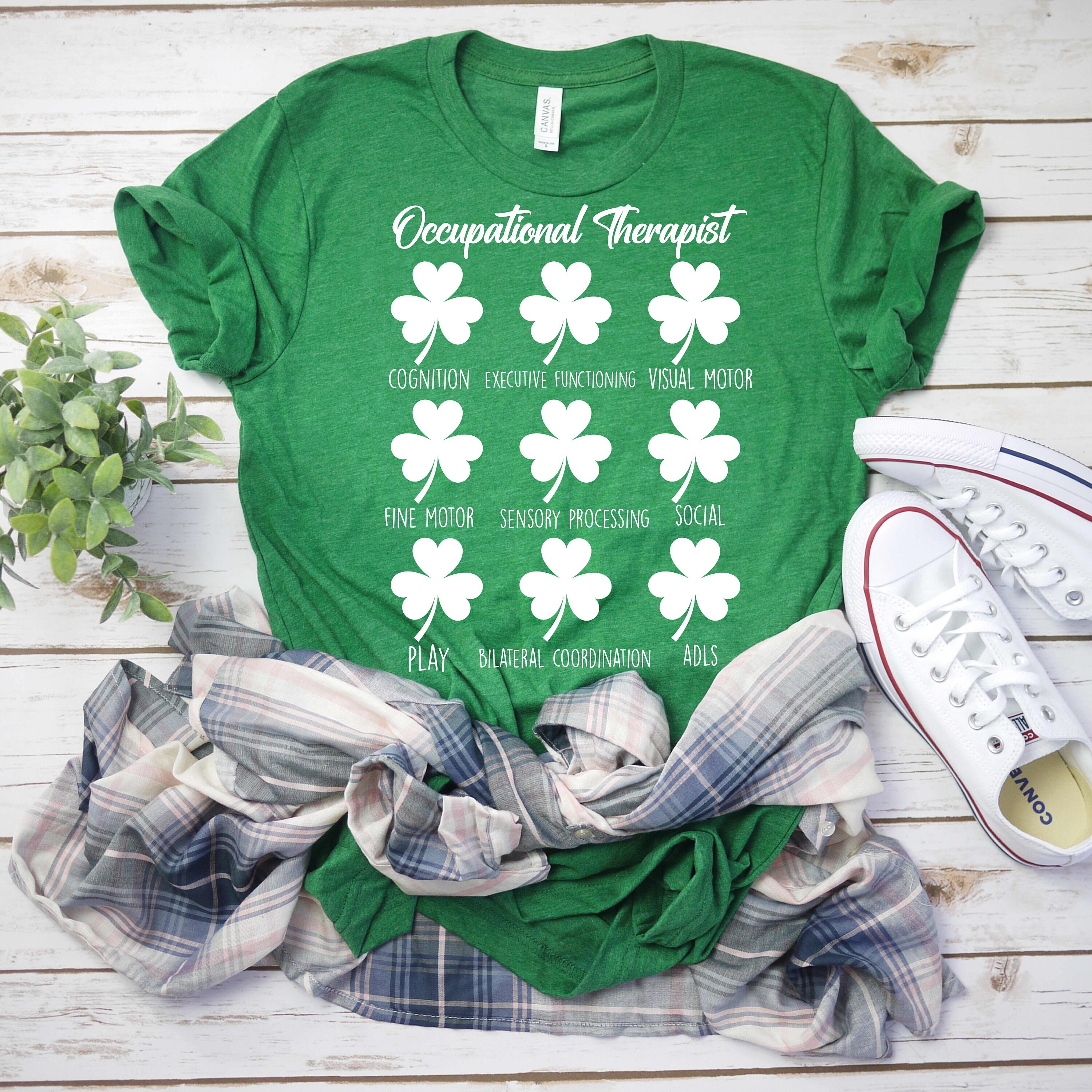 Occupational Therapist St. Patrick's Day Shirt,occupational Therapist ...