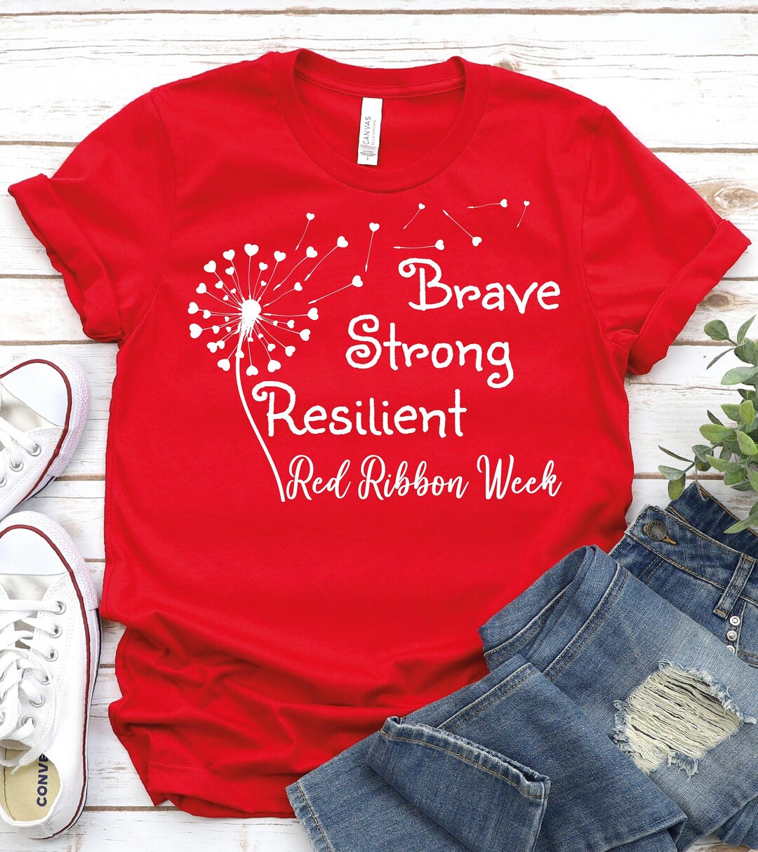 Red Ribbon Week Awareness Shirt,red Ribbon Shirt,red Ribbon Week Shirt ...