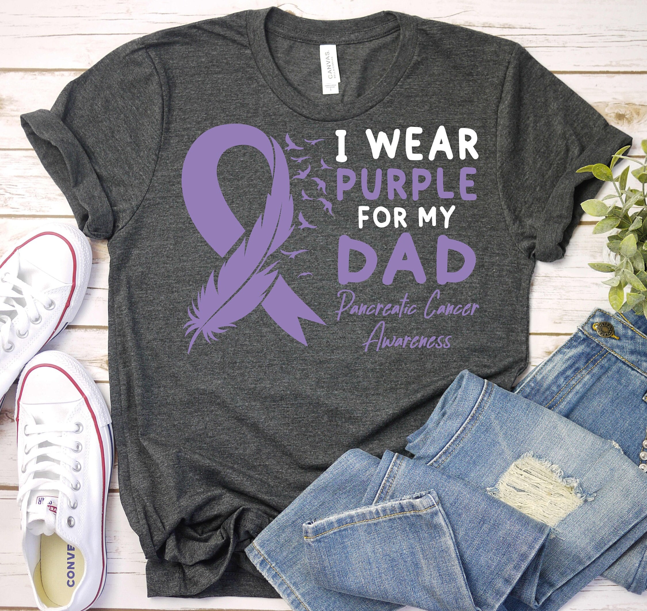 Pancreatic Cancer Ribbon Dad