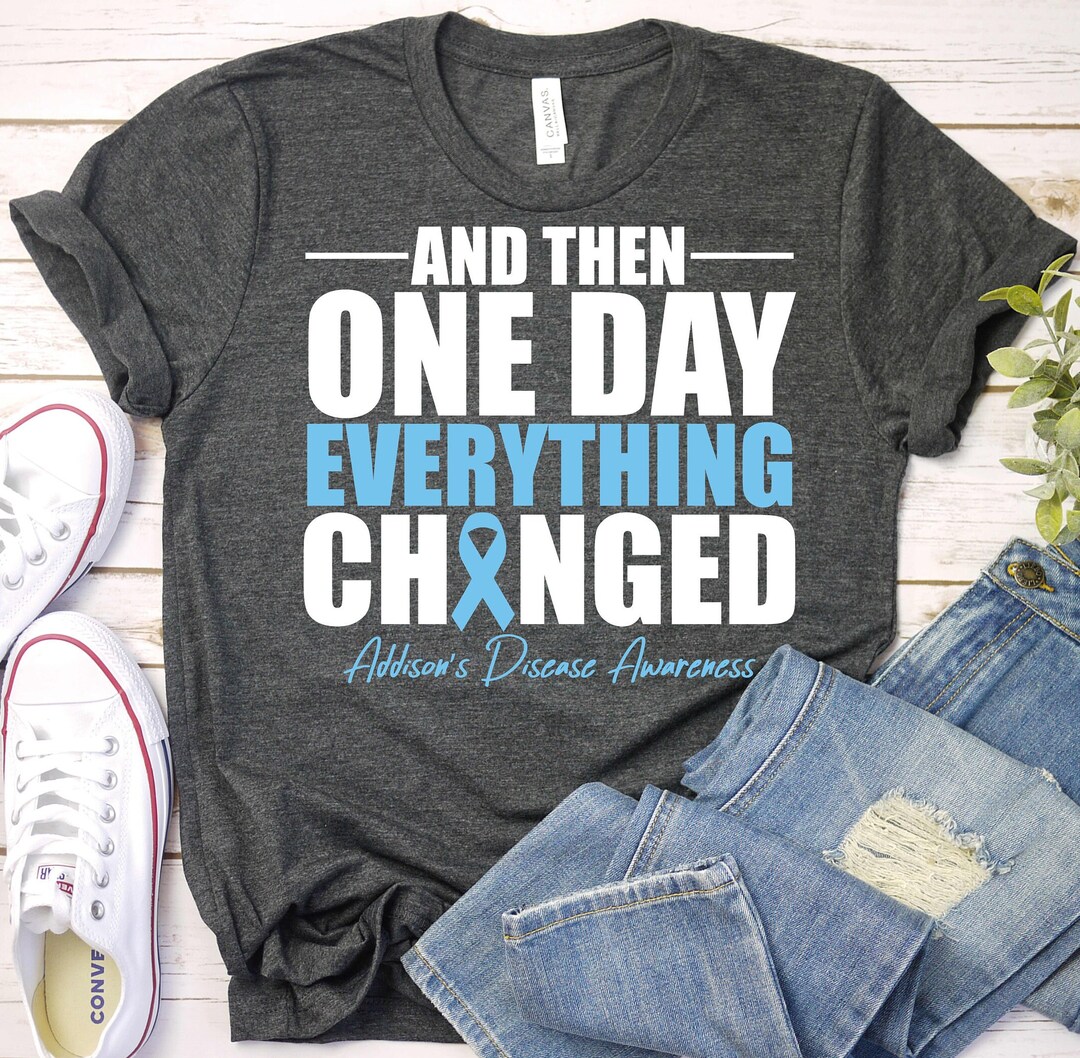 Addison’s Disease Awareness Shirt,addison Disease Day Shirt,addison ...