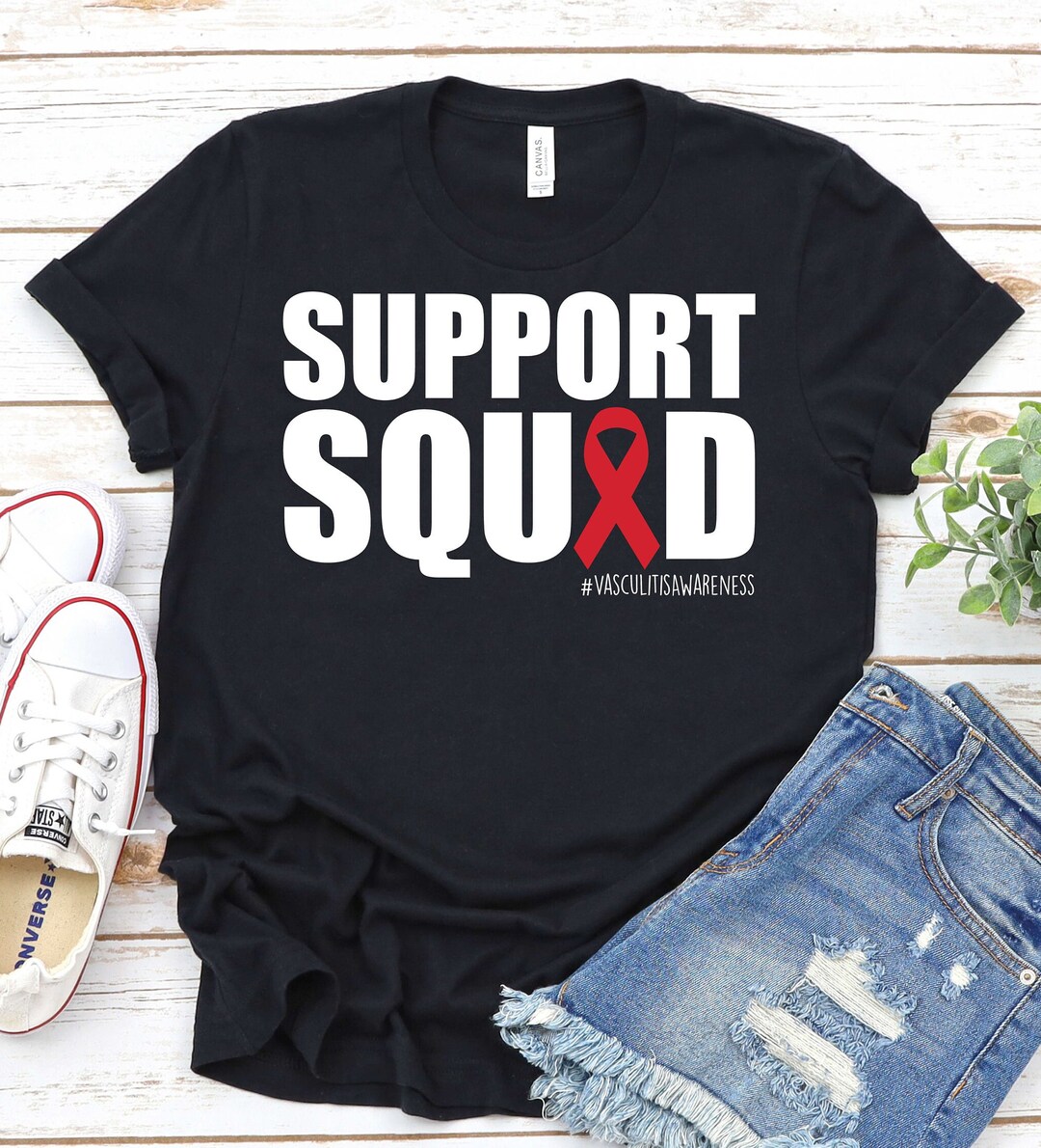 Vasculitis Awareness Shirt,vasculitis Ribbon Shirt,vasculitis Support ...