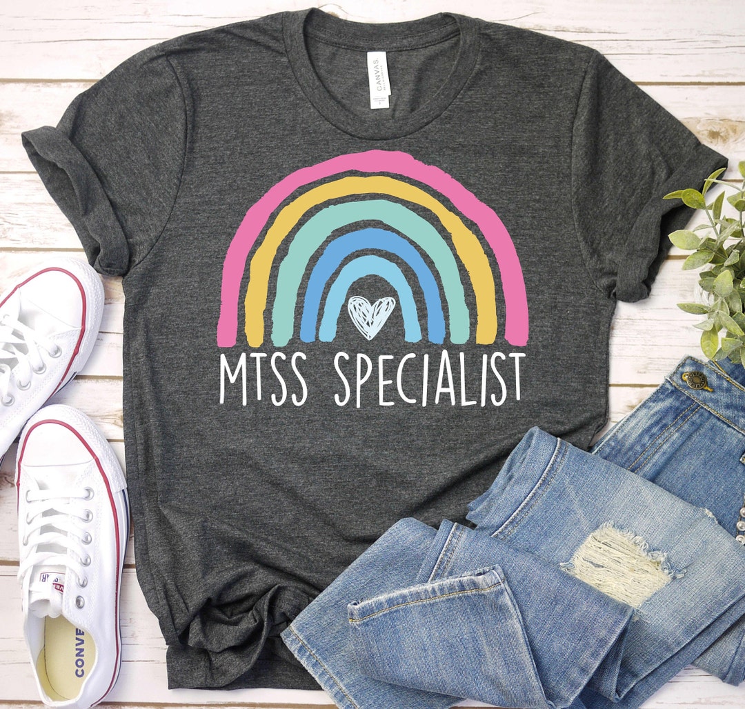 MTSS Specialist Shirt -school Staff Shirt,school Counselor Shirt,back ...