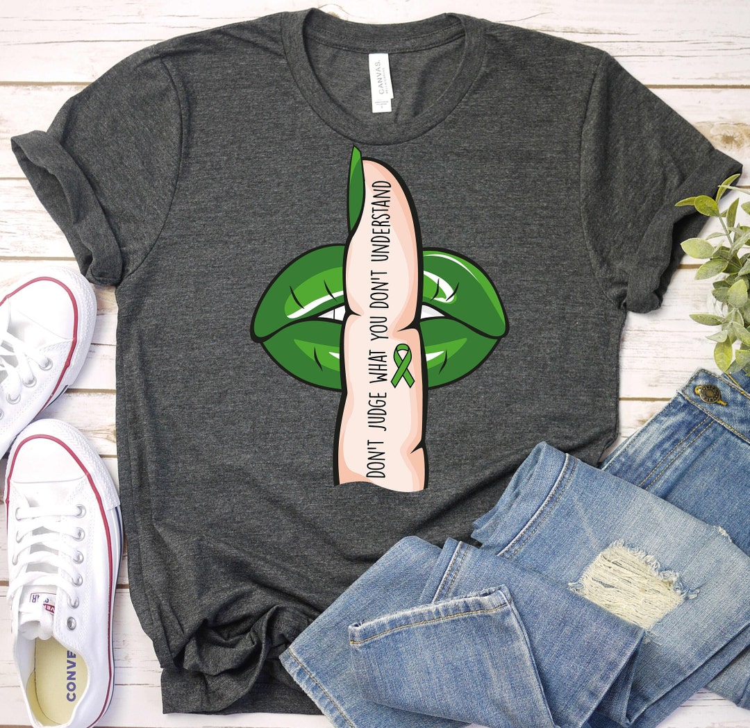 Liver Cancer Awareness Shirt,liver Cancer Green Ribbon Shirt,liver ...