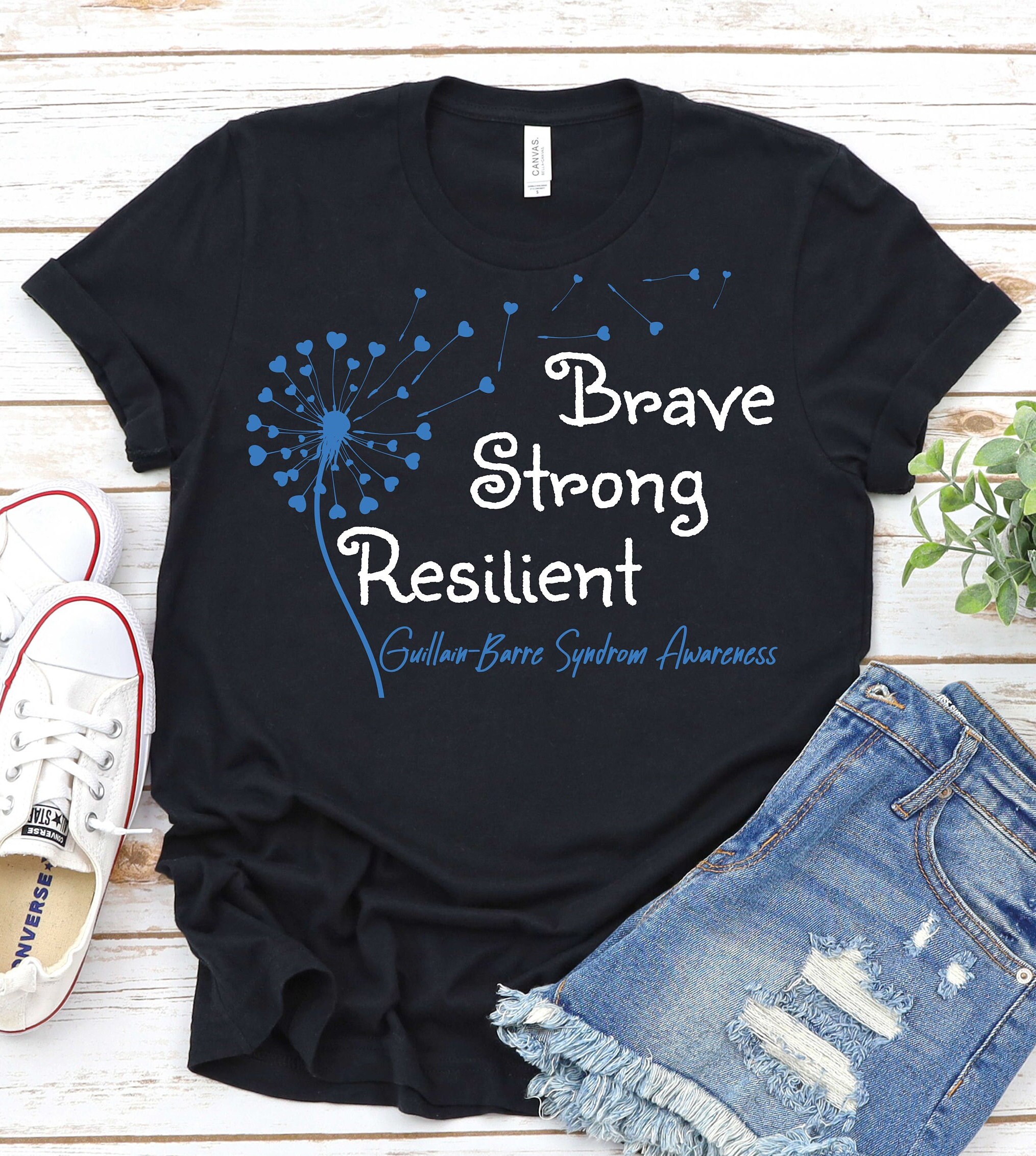 Guillain-barre Syndrome Awareness Shirt,guillain-barre Syndrome Blue ...