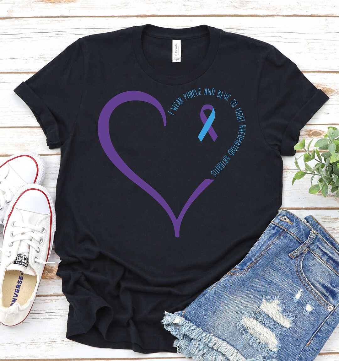 I Wear Purple and Blue to Fight Rheumatoid Arthritis-rheumatoid ...