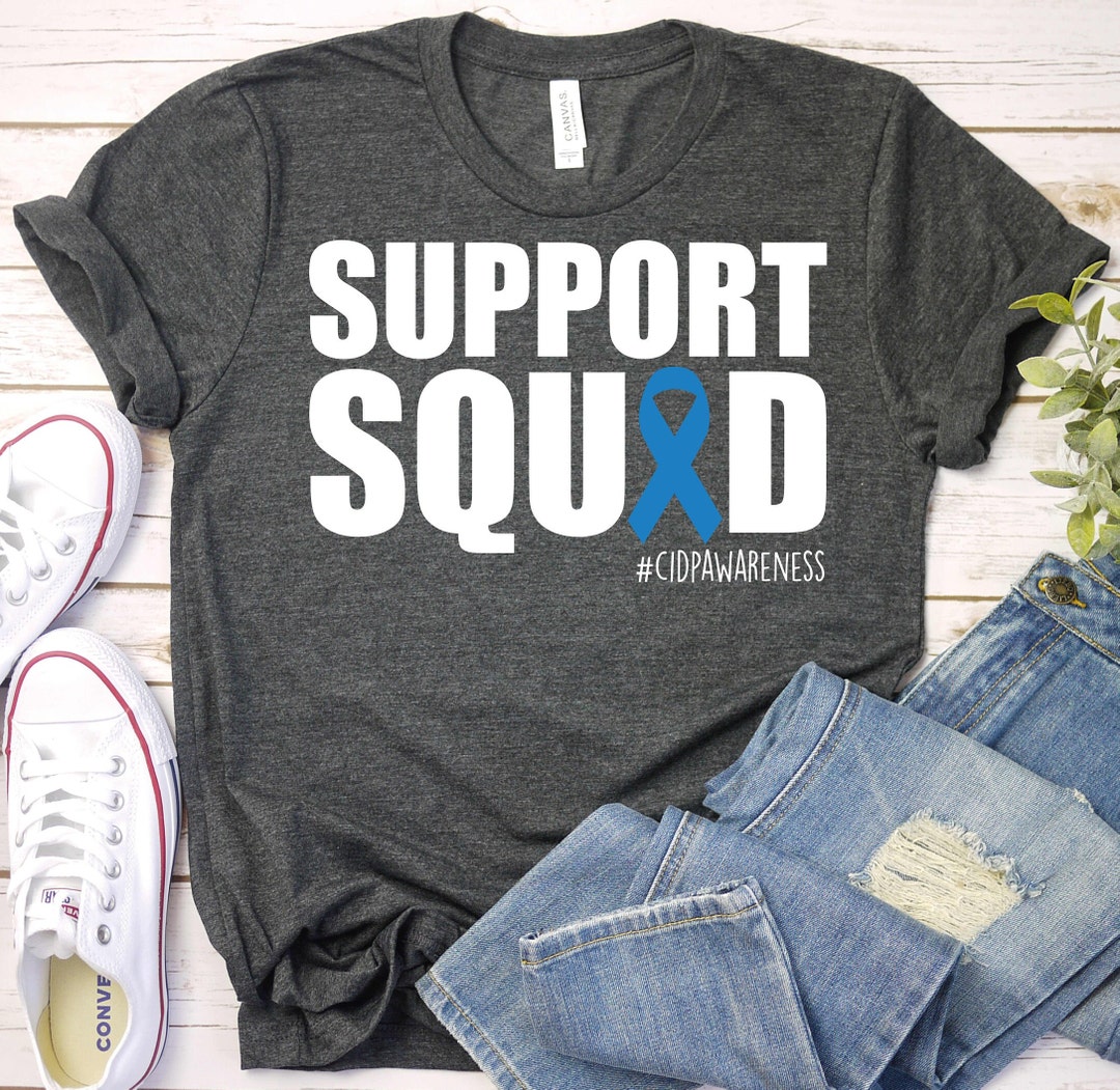 CIDP Awareness Shirt, CIDP Awareness Blue Ribbon Shirt, CIDP Support ...