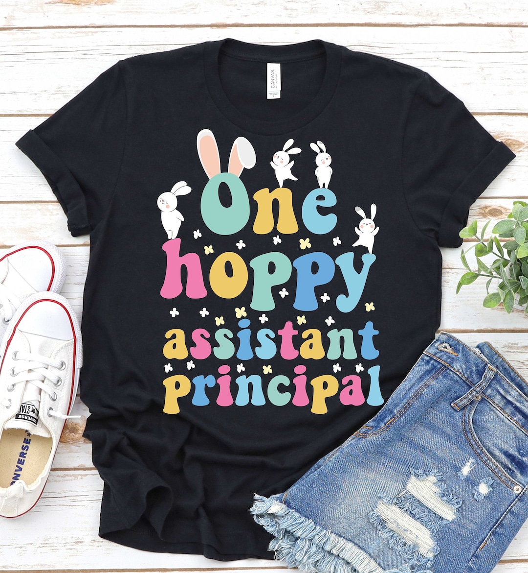 Assistant Principal Bunny Shirt,easter Bunny Shirt,happy Easter Day ...