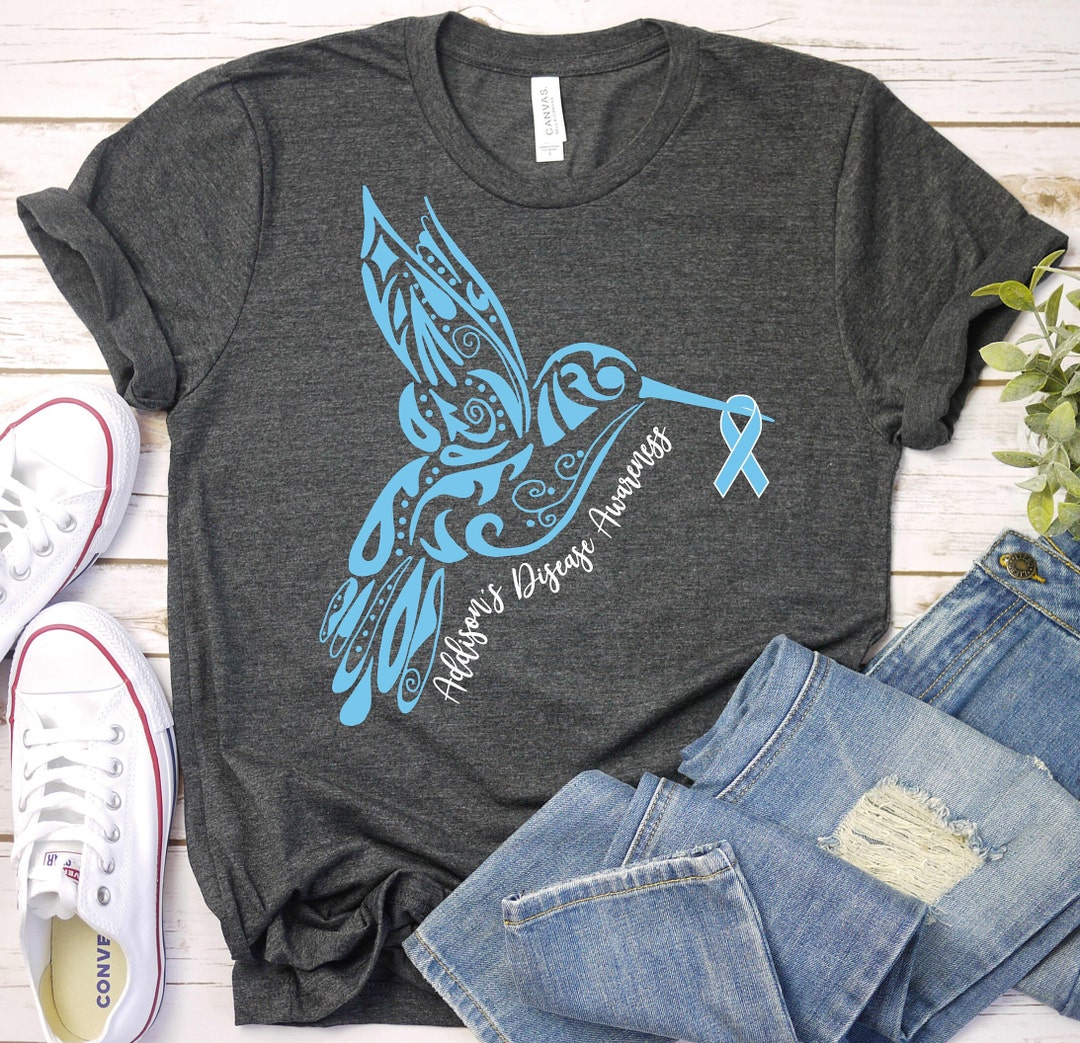 Addison’s Disease Awareness Shirt,addison Disease Ribbon,addison's ...