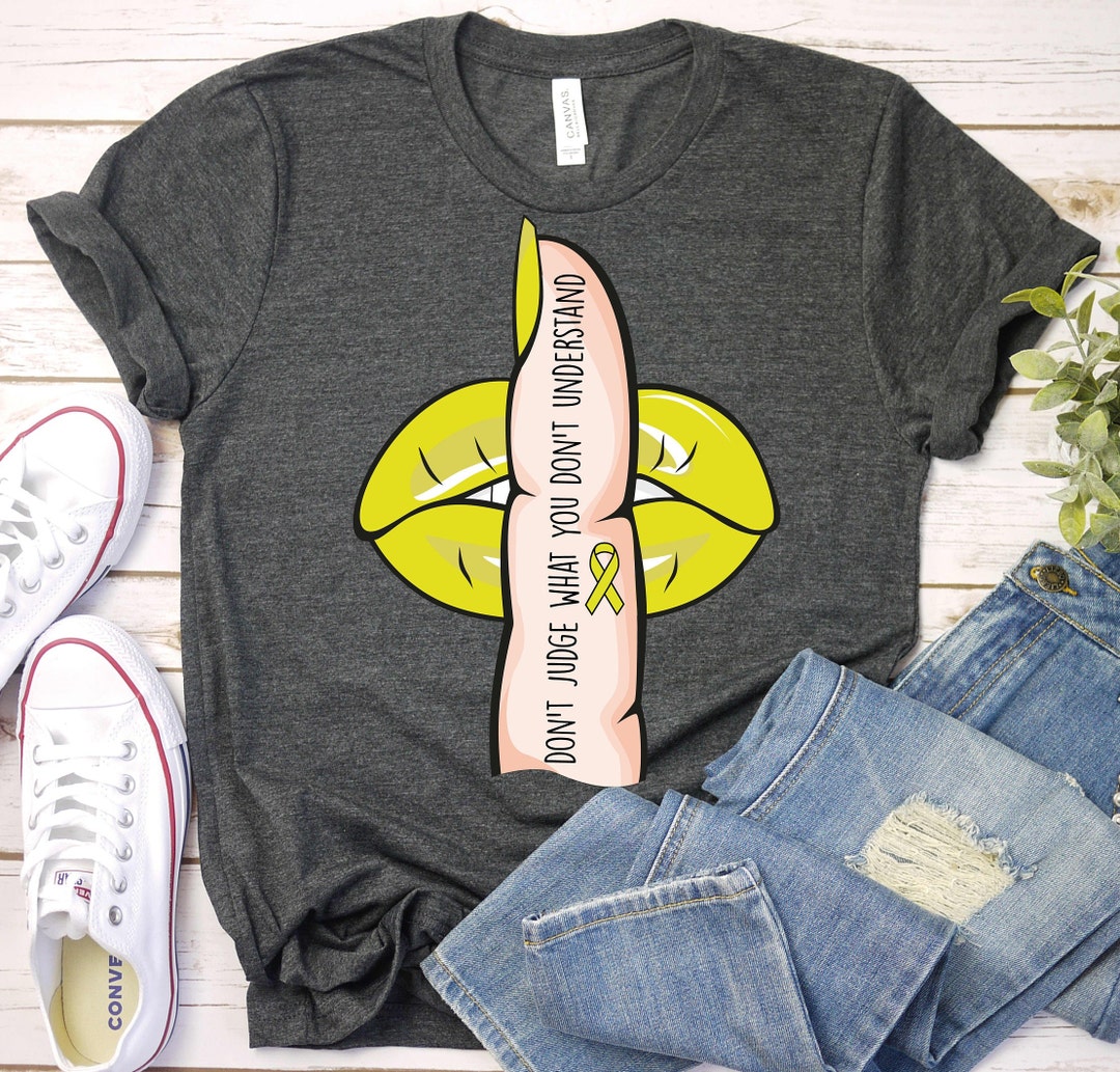 Endometriosis Awareness Shirt,endometriosis Support Shirt,yellow Ribbon ...