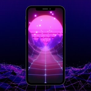 Vaporwave Wallpaper | Subtle Anime Digital Art, Japanese Anime BG ...