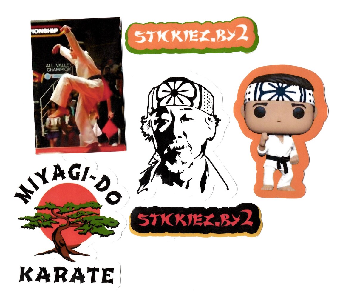COBRA KAI STICKERS Karate Kid Mr Miyagi Netflix Shows - Etsy