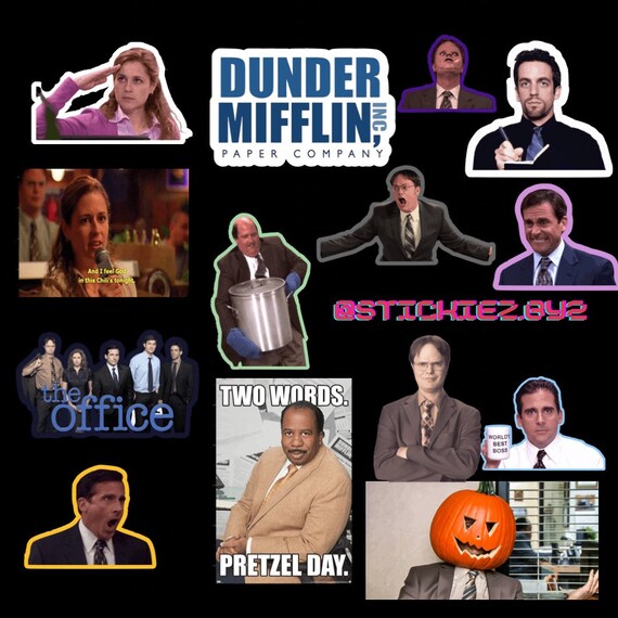 The Office Stickers Dunder Mifflin Stickers Michael Gary - Etsy