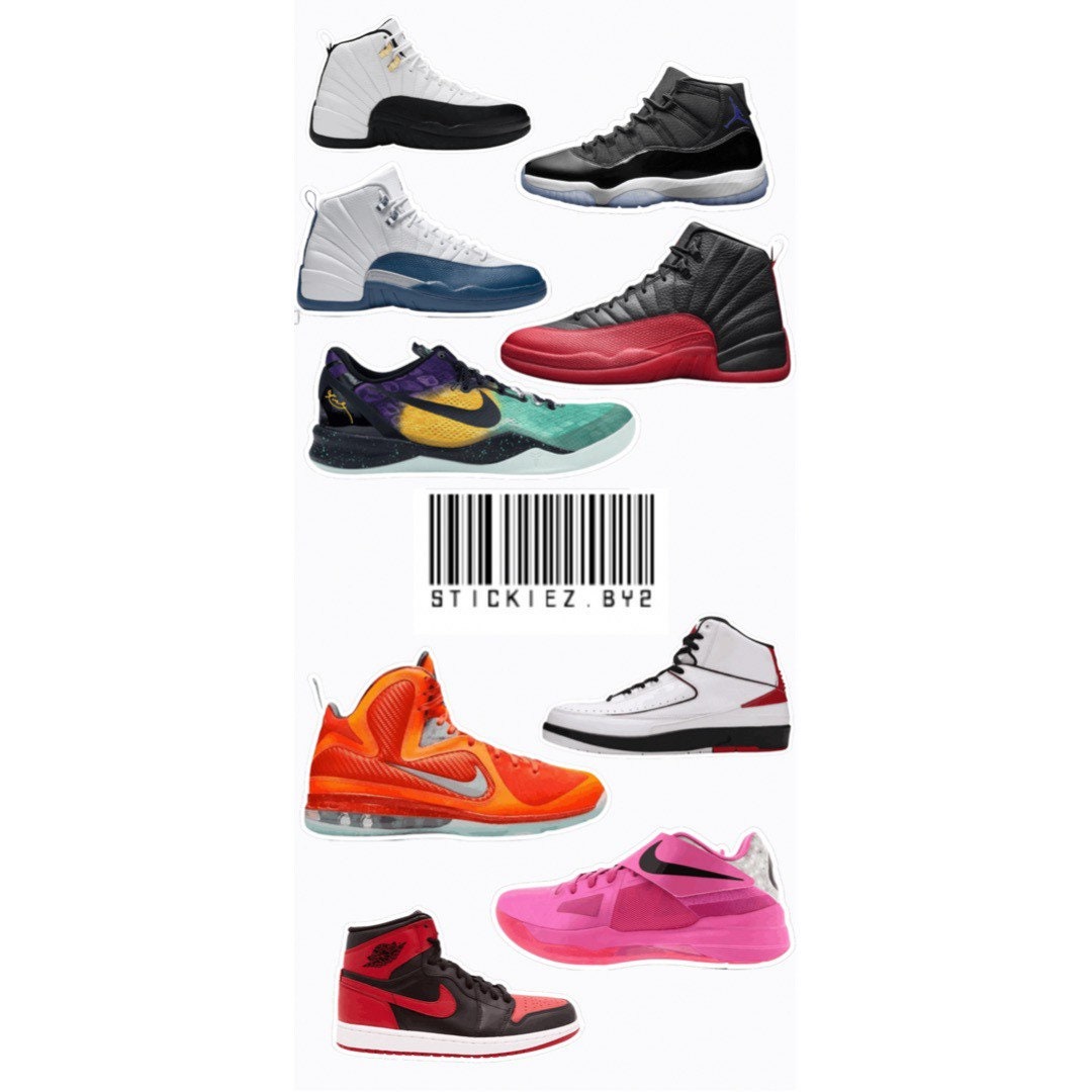 Sneaker Stickers Sneakerhead Stickers Hypebeast Stickers - Etsy