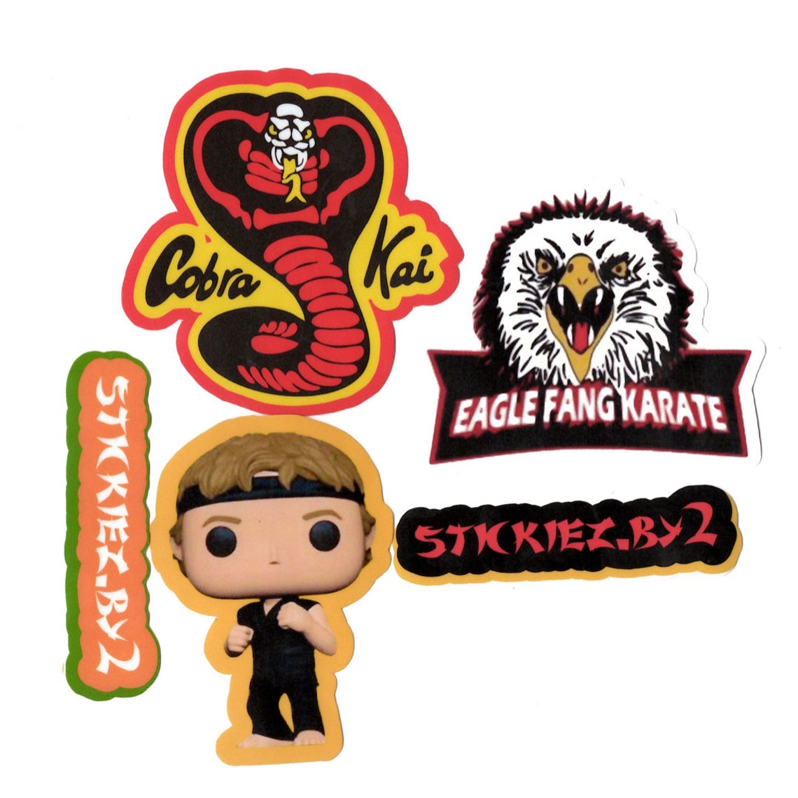 COBRA KAI STICKERS Karate Kid Mr Miyagi Netflix Shows - Etsy