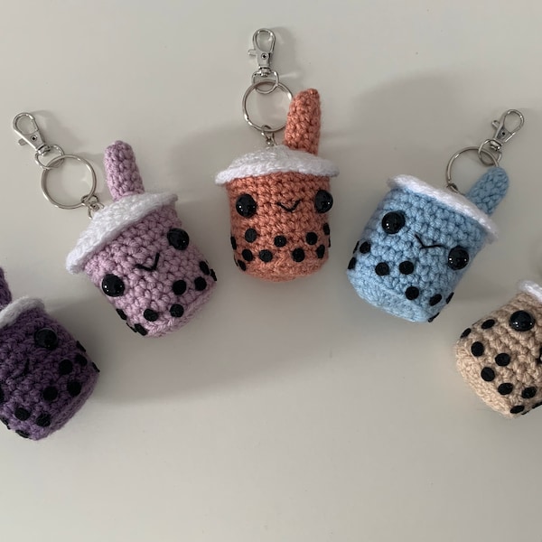 Bubble Tea Keychain - Etsy UK