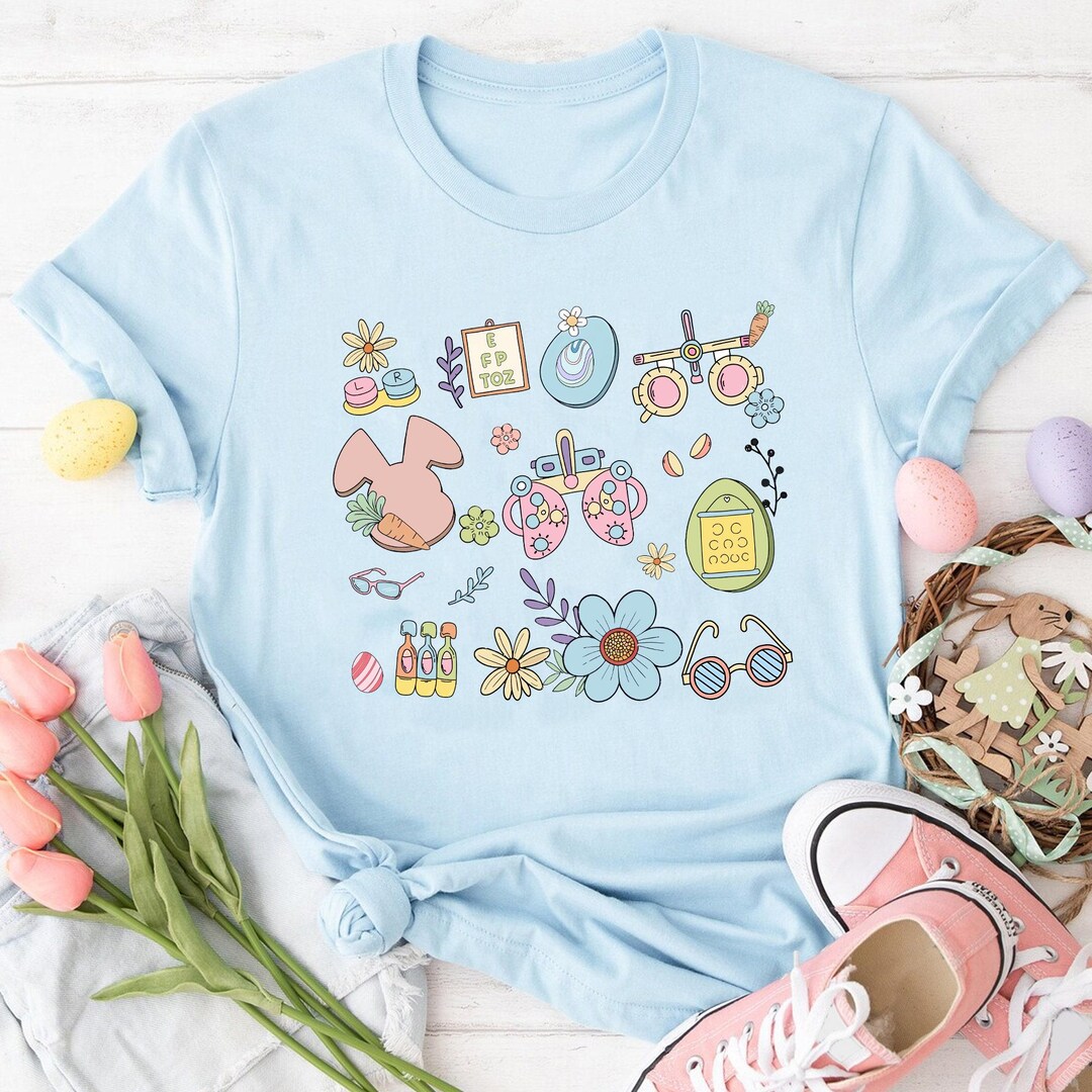Boho Floral Optometry Easter Shirt, Cute Optometry Shirt, Optometry ...