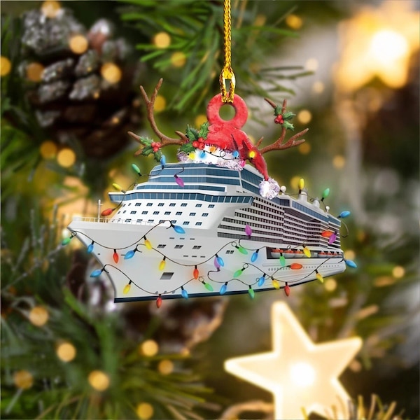 Cruise Ship Ornament 3d - Etsy