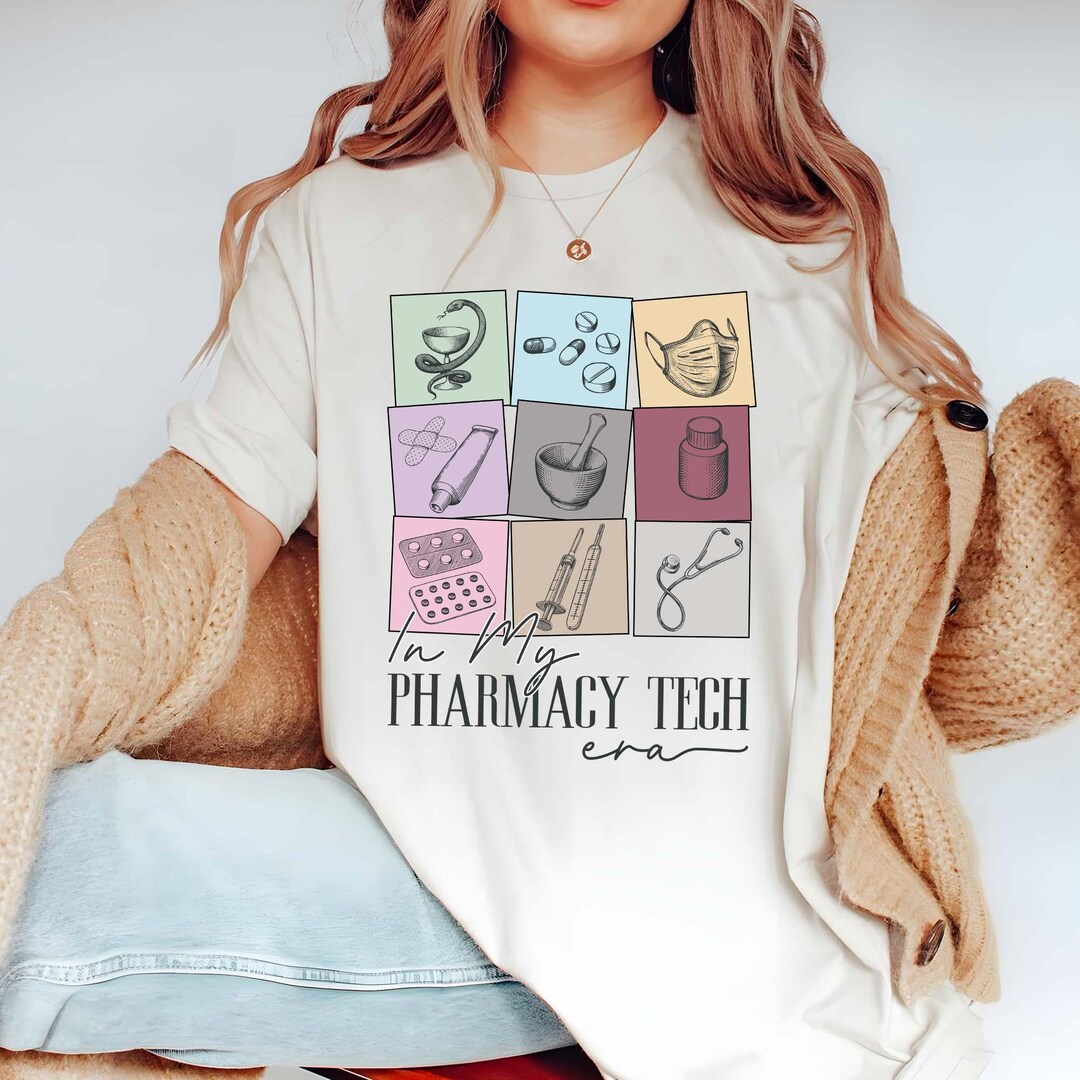 Retro in My Pharmacy Tech Era Shirt, Pharmacy Technician Shirt ...