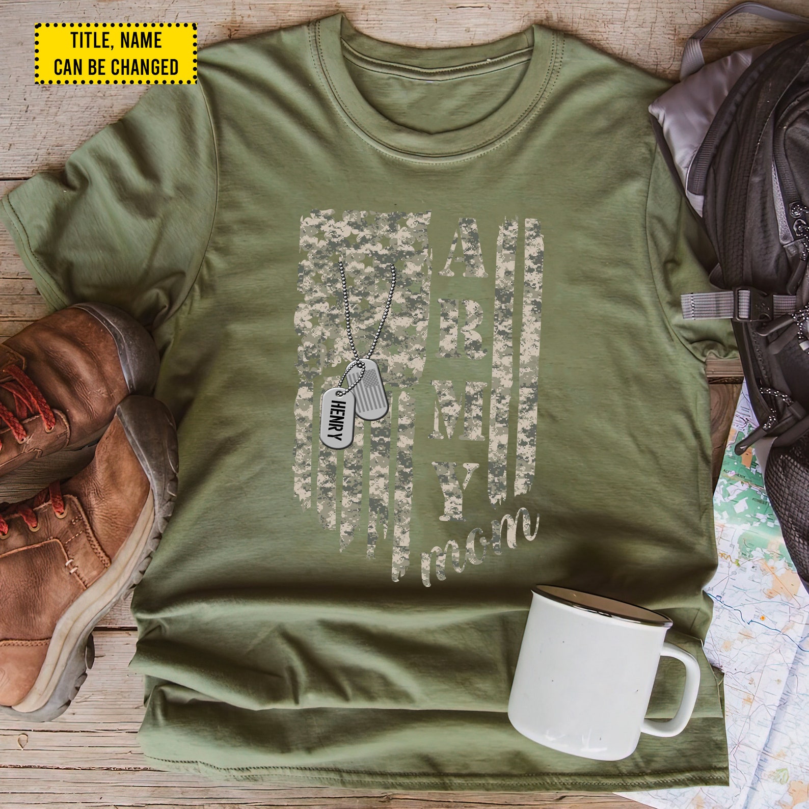 Army Mom Personalized Shirt, Proud Army Mom Shirt, Military Mom Shirt ...