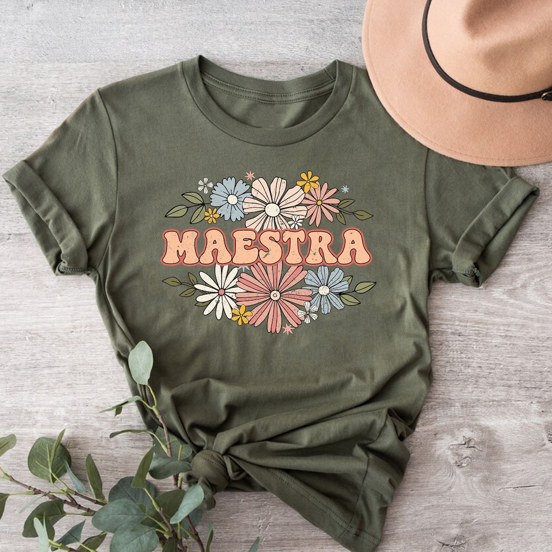 Maestra Shirt, Spanish Teacher Shirt, Maestra Squad Shirts, Para ...