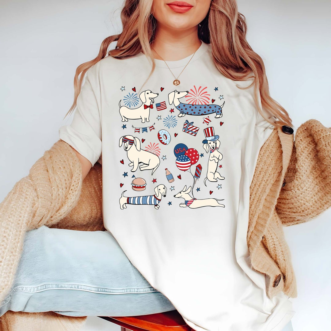 Funny 4th Of July Shirt Dachshund 4th Of July Shirt 4th Of July Dog