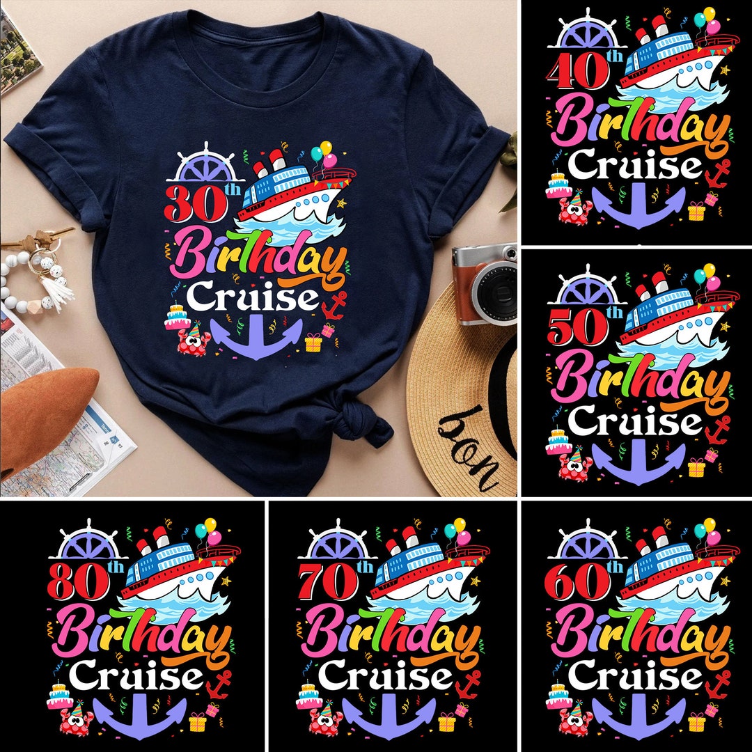 Personalized 50th Birthday Cruise 50 Years Old Birthday Cruising Crew T ...